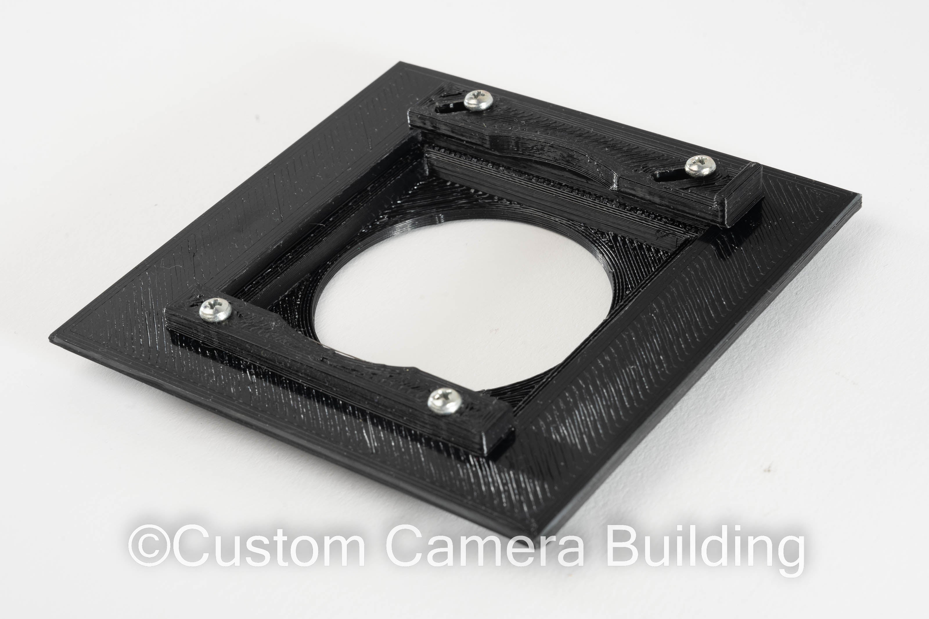 2x3 Graflex Graphic Speed or Crown to 4x5 (type C) 4x4" lens board ada ...